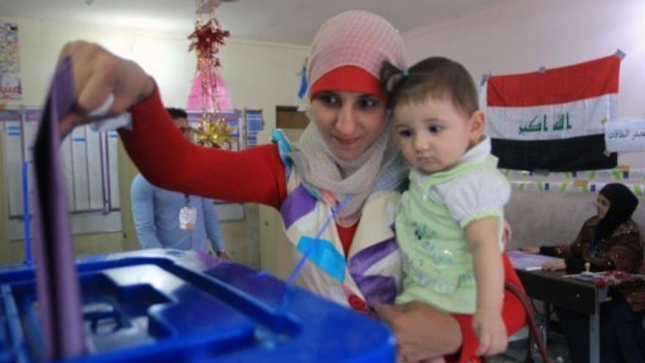 Vote count underway in key Iraqi elections