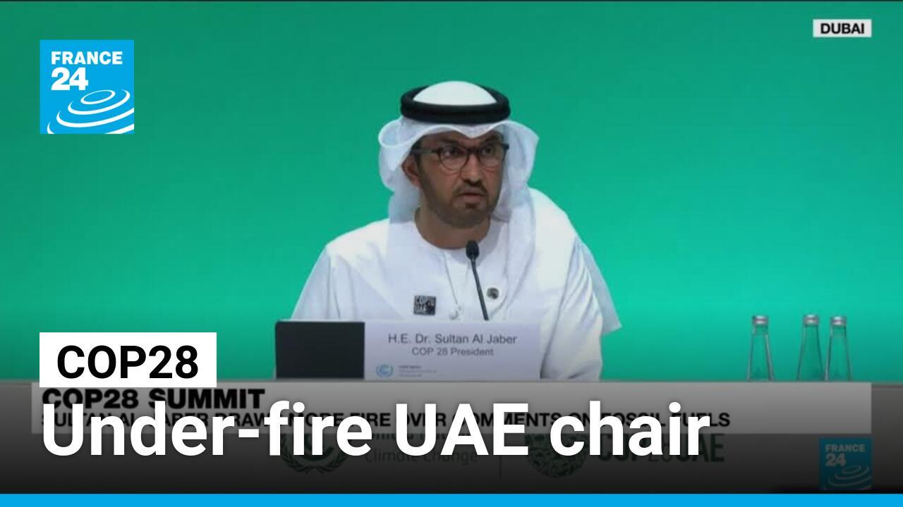 COP28's under-fire UAE chair says 'we respect' climate science - France 24