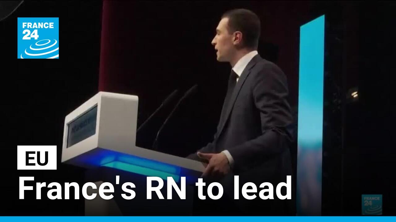France's RN to lead new right-wing group at EU parliament - France 24