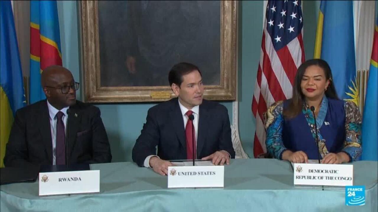 Rwanda, DR Congo sign peace deal in Washington - France 24