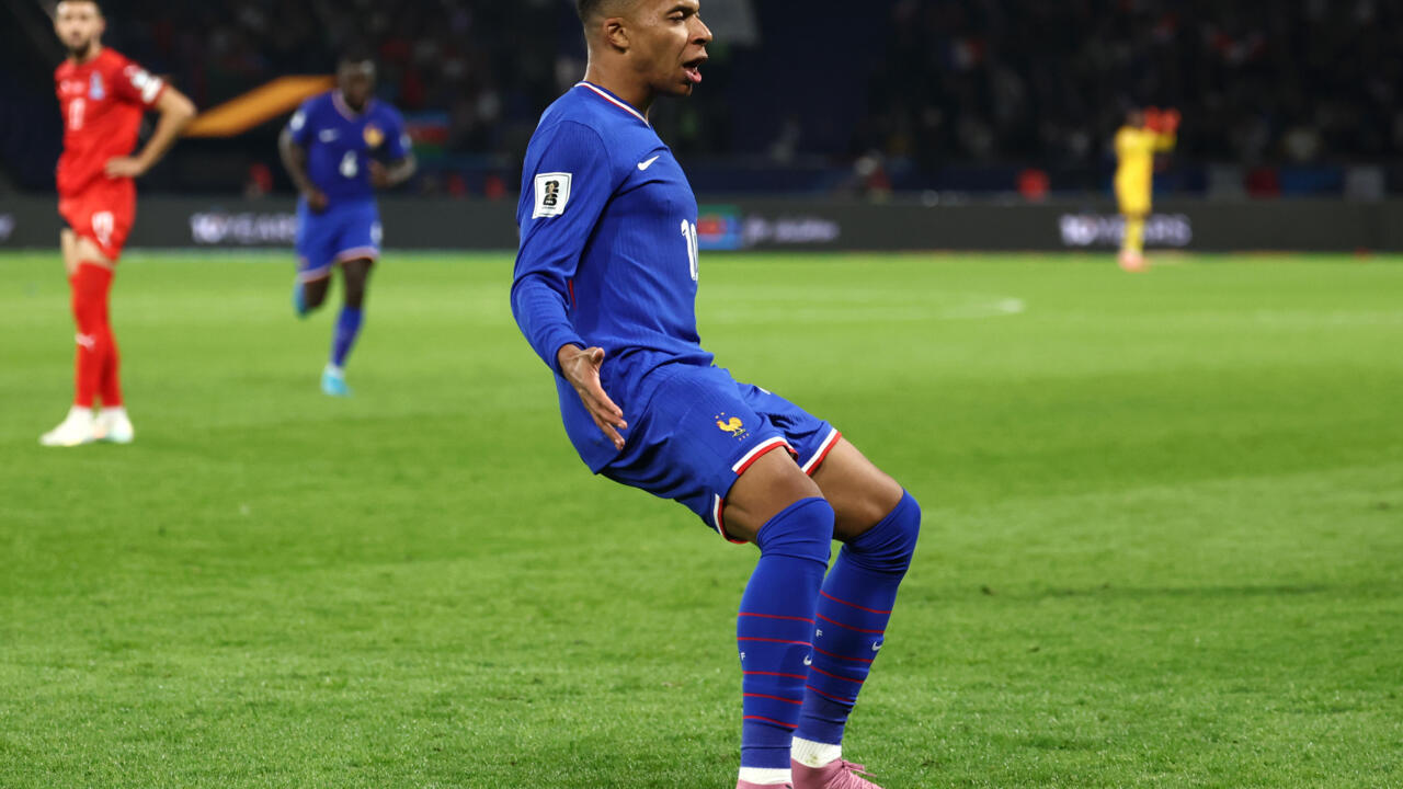 Mbappe on target as France see off Azerbaijan