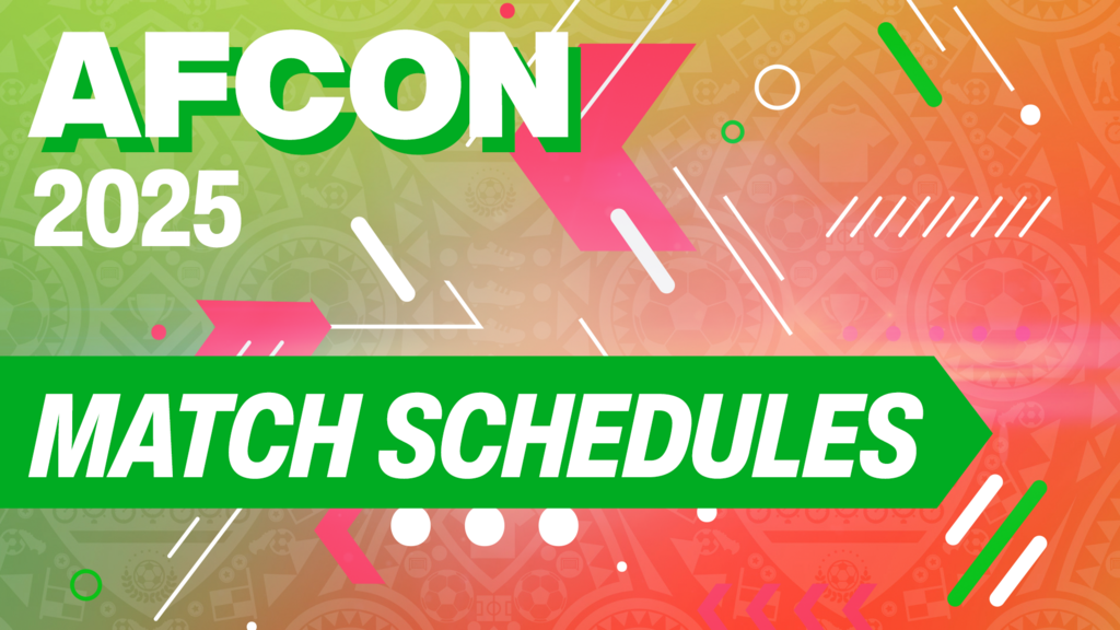 The complete schedule for the 2025 AFCON in Morocco