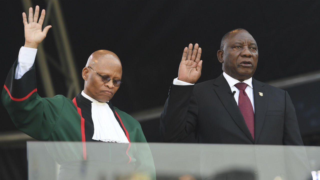 Prometiendo empleos y justicia, Cyril Ramaphosa asumió como presidente ...