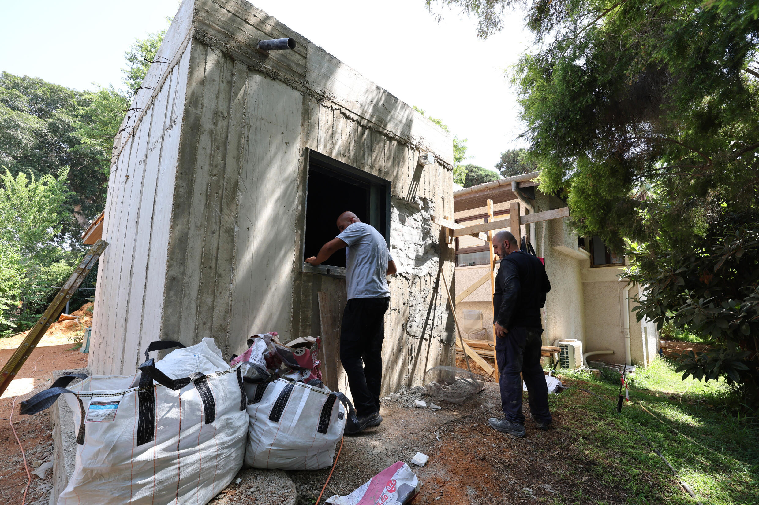 As threats rise, Israelis turn to home bomb shelters