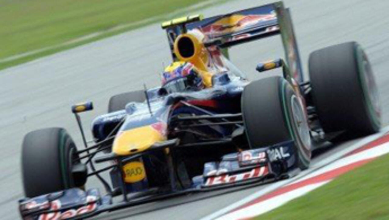 Mark Webber s'adjuge la pole au volant de sa Red Bull