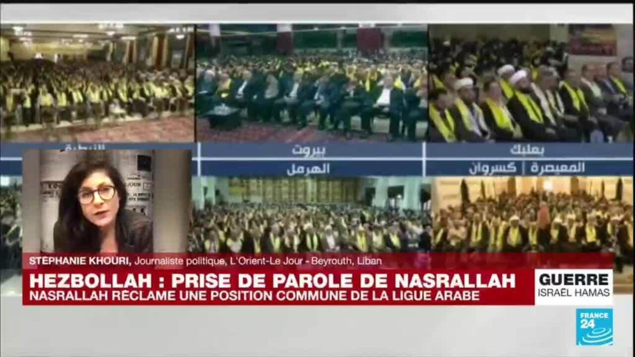 Prise de parole d’Hassan Nasrallah, chef du Hezbollah - France 24