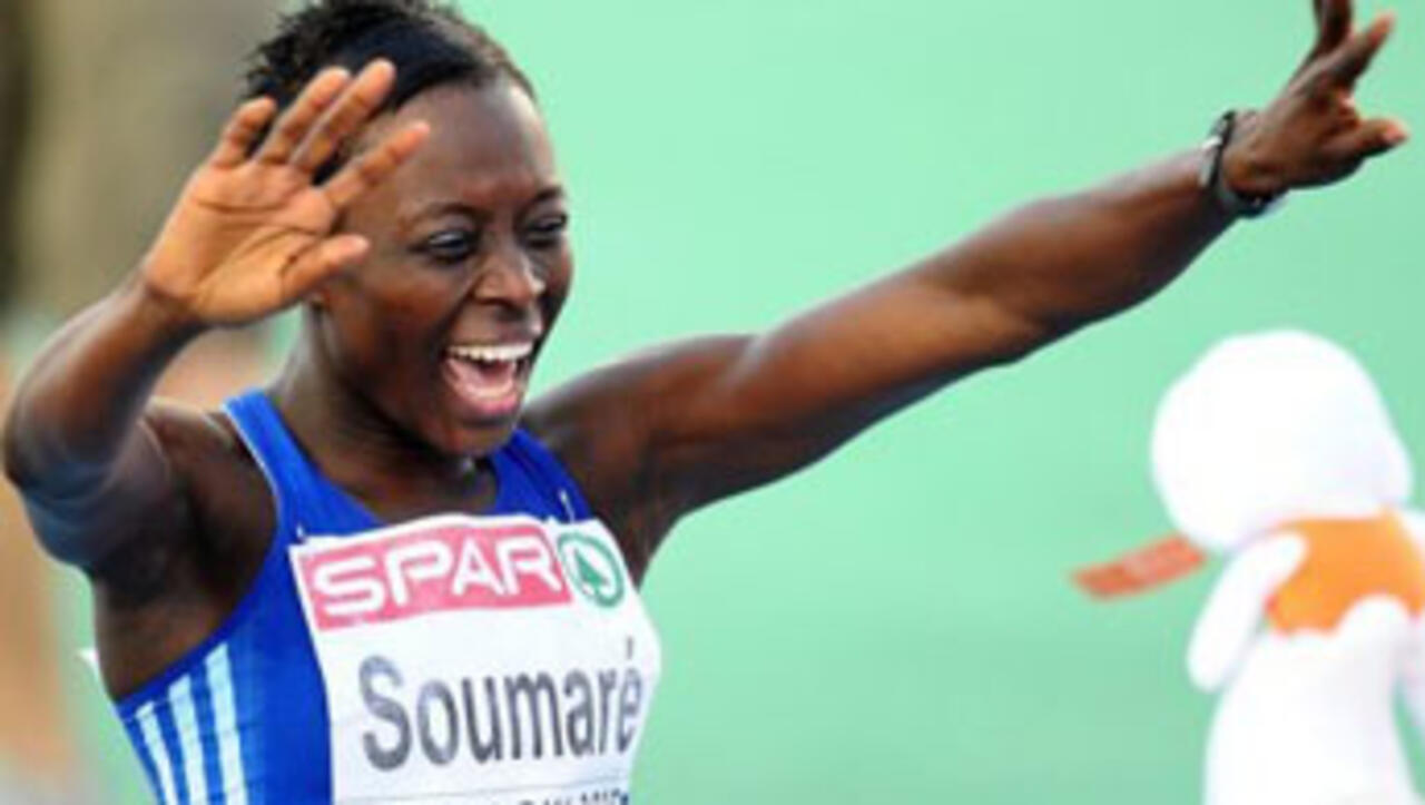 France's Myriam Soumare wins 200-metre gold medal
