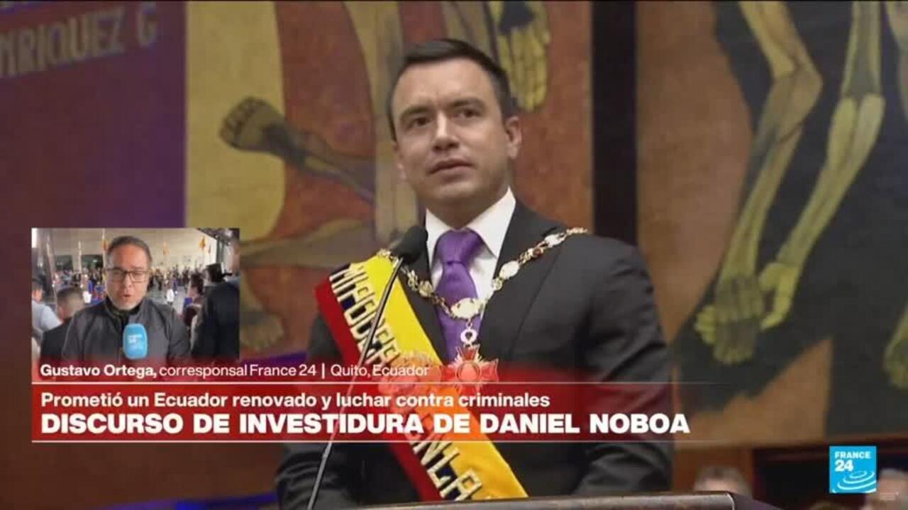 Ecuador: Daniel Noboa toma posesión de un nuevo mandato presidencial ...