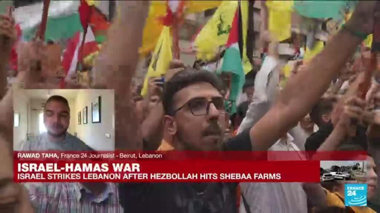 Israel strikes Lebanon after Hezbollah hits Shebaa Farms - France 24