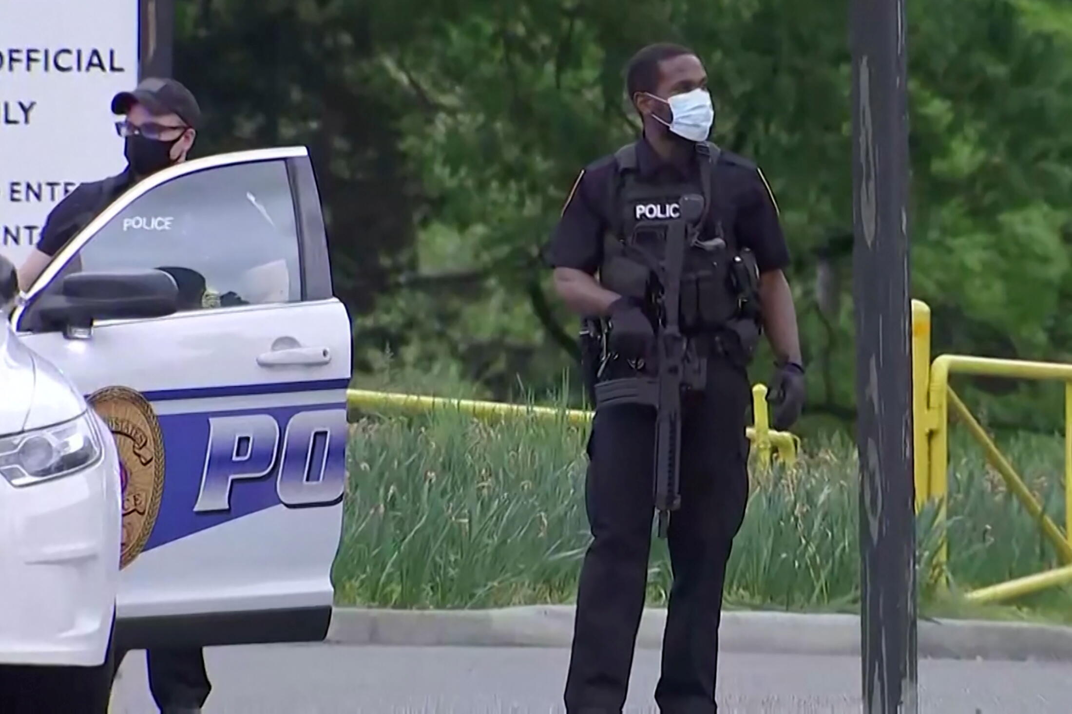 Armed man shot after standoff outside CIA headquarters in Virginia