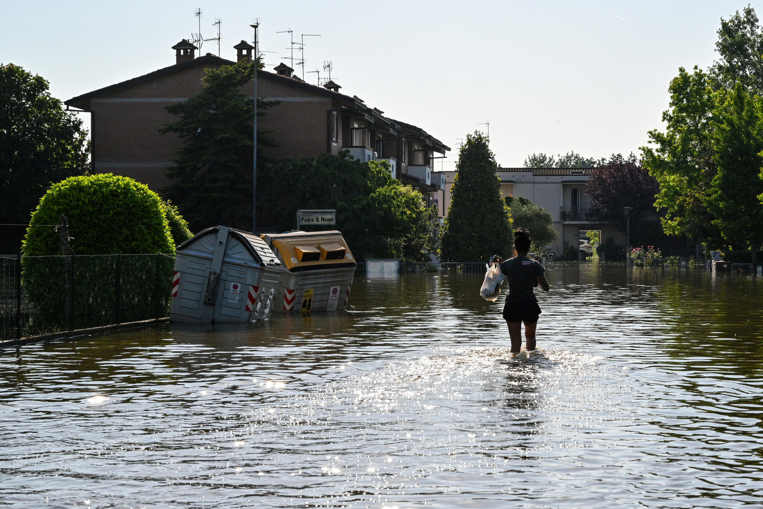 Italy's Meloni visits flood-hit region