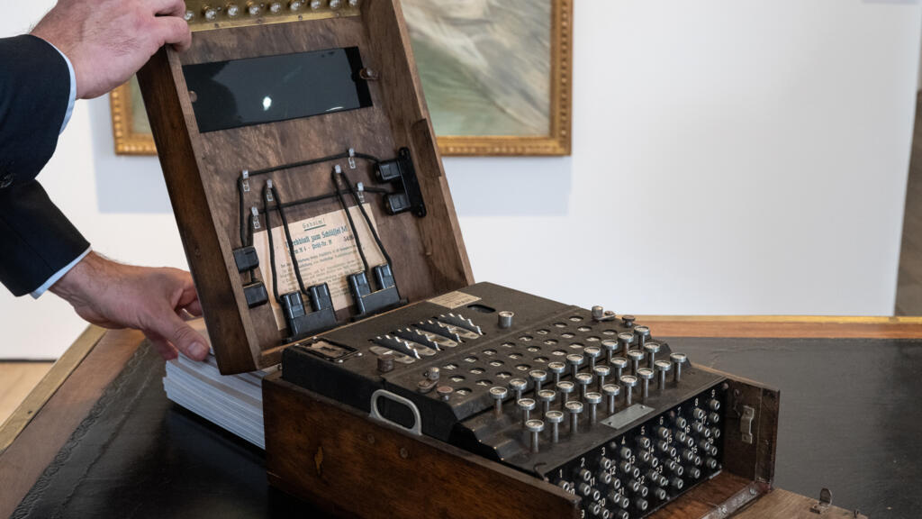 Rare Nazi Enigma machine sells for 482,600 euros