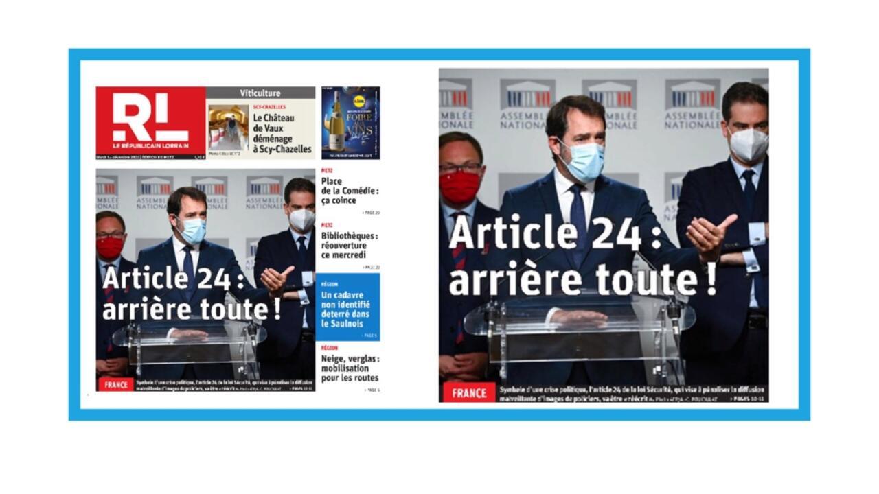 "Réécriture" de l'article 24 : "Arrière toute !" - Dans la presse