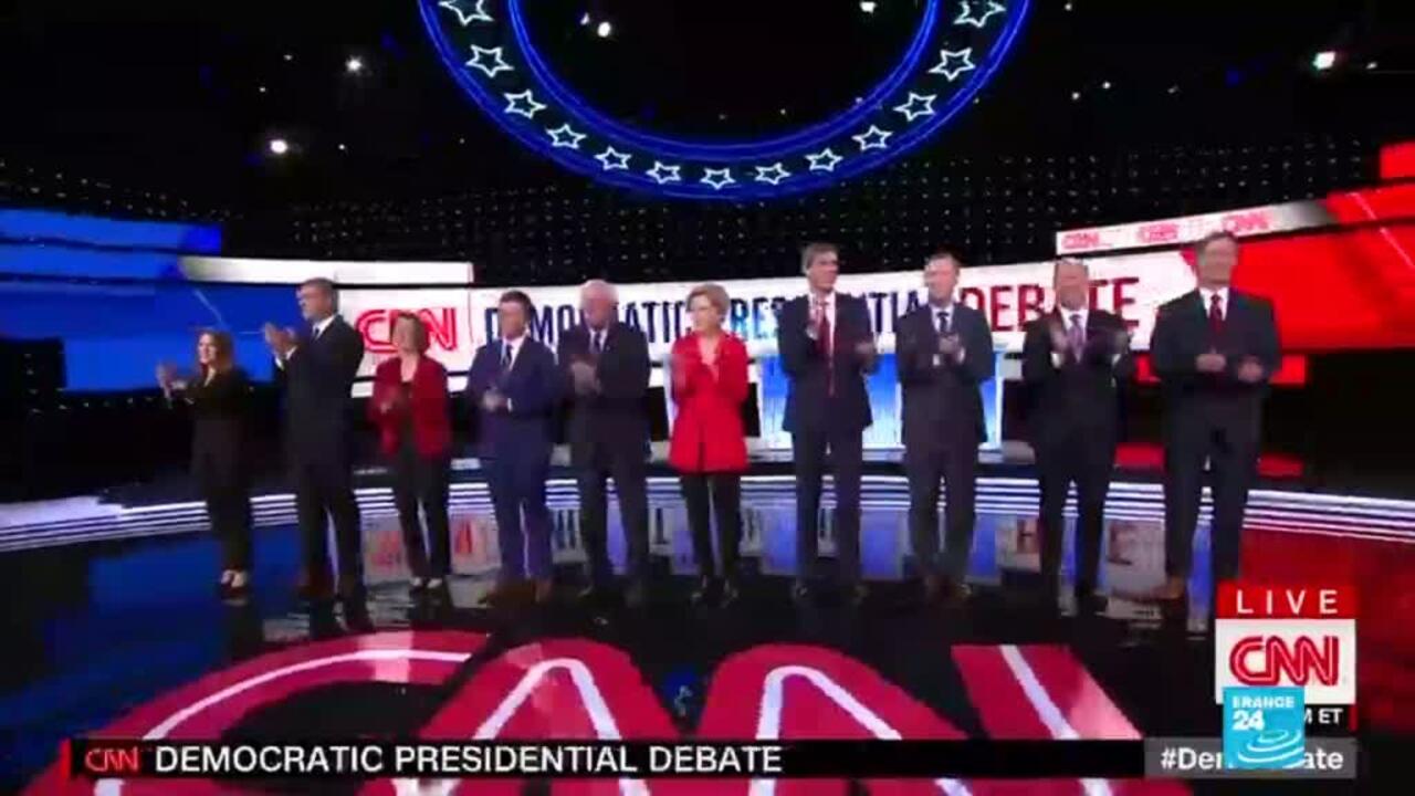 Moderates take aim at Sanders and Warren in US Democratic debate ...