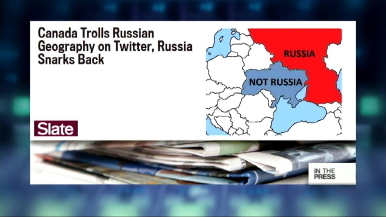 Canada and Russia exchange snarky tweets - In the press