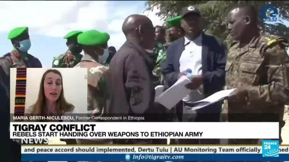 Ethiopia's Tigray forces say they hand over 'heavy weapons' - France 24