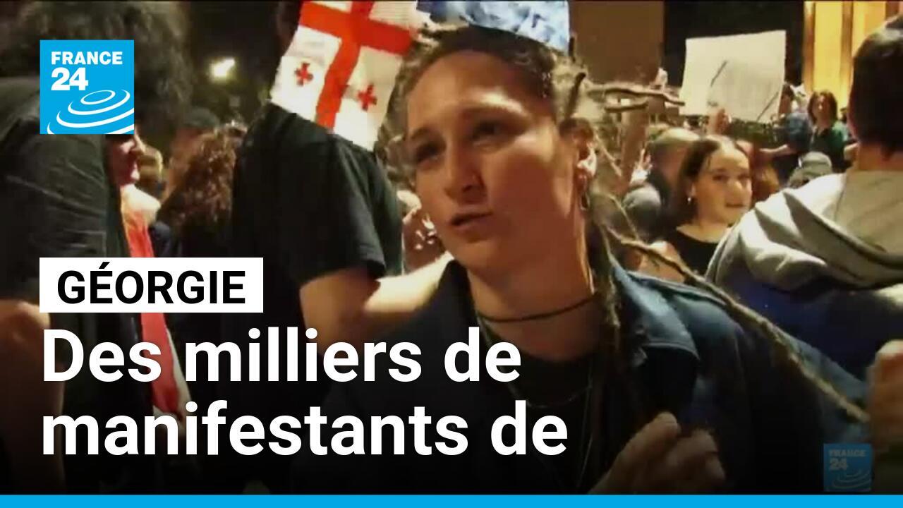 Géorgie : des dizaines de milliers de manifestants de nouveau dans la ...