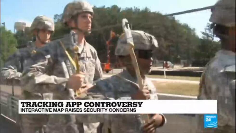 Strava fitness tracker map exposes troop locations