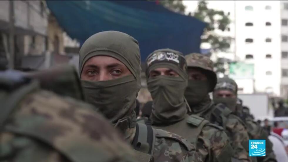 Hamas marks ‘victory’ with parade, leader makes rare public appearance