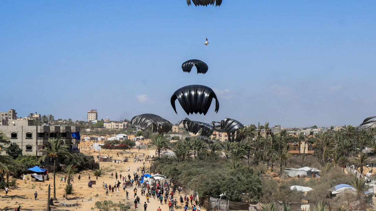 The week in pictures: Aid drops over Gaza, tsunami warnings and Ozzy ...