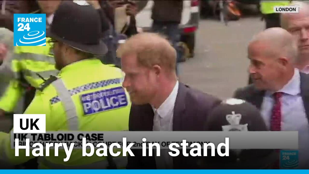 Prince Harry takes stand again in historic court battle with tabloids ...