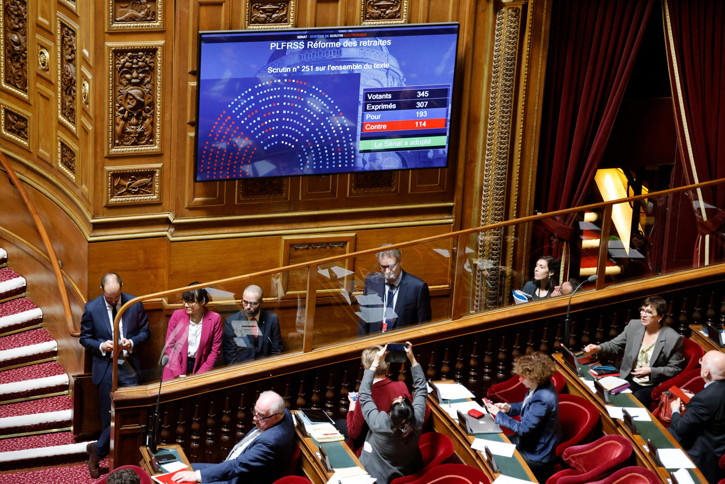 French Senate adopts contested pension reform, final vote set for lower ...