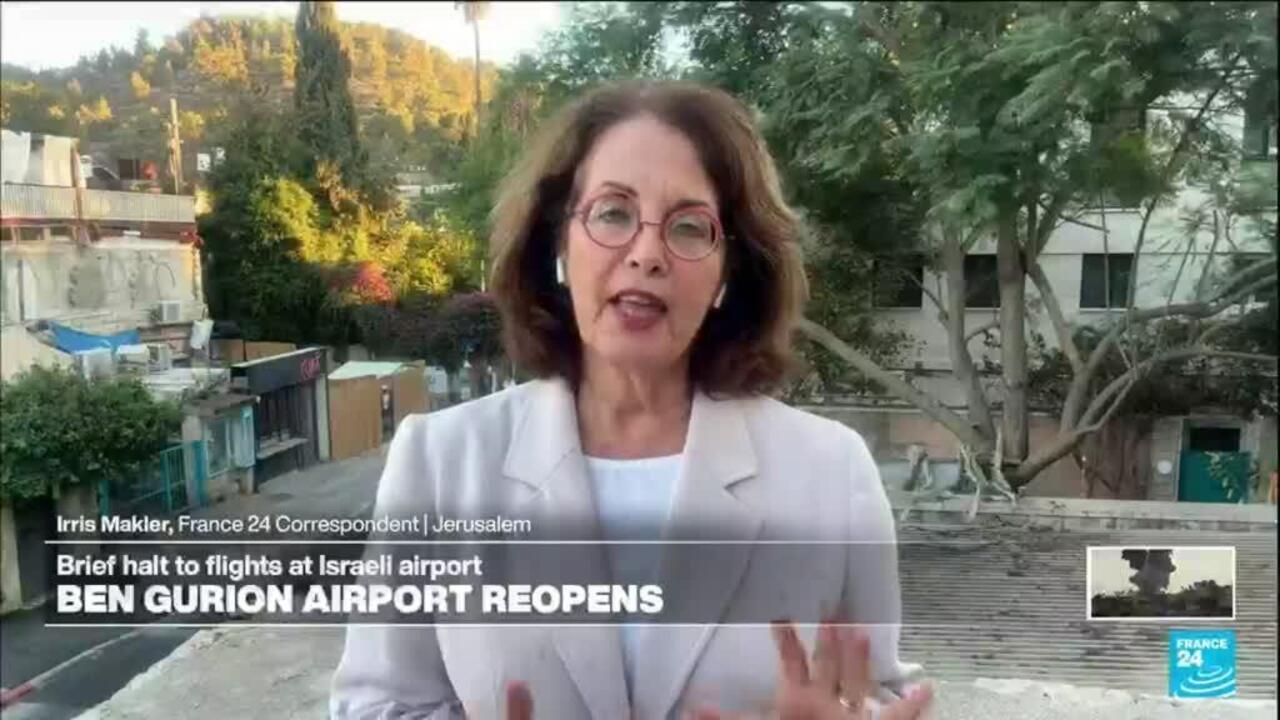 Israel airport authority says Ben Gurion airport reopens after brief ...