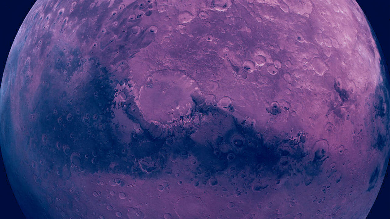 Mars, la planète rouge, est peut-être violette