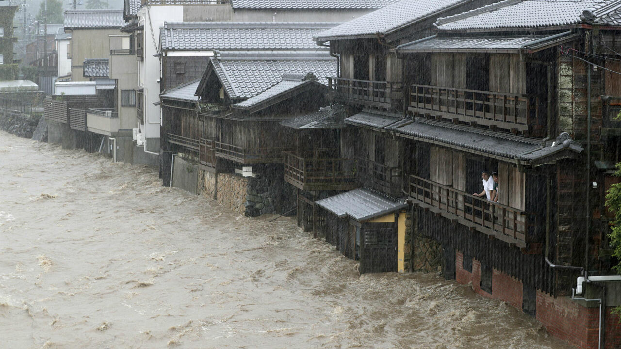Japan launches major rescue efforts after typhoon unleashes deadly floods
