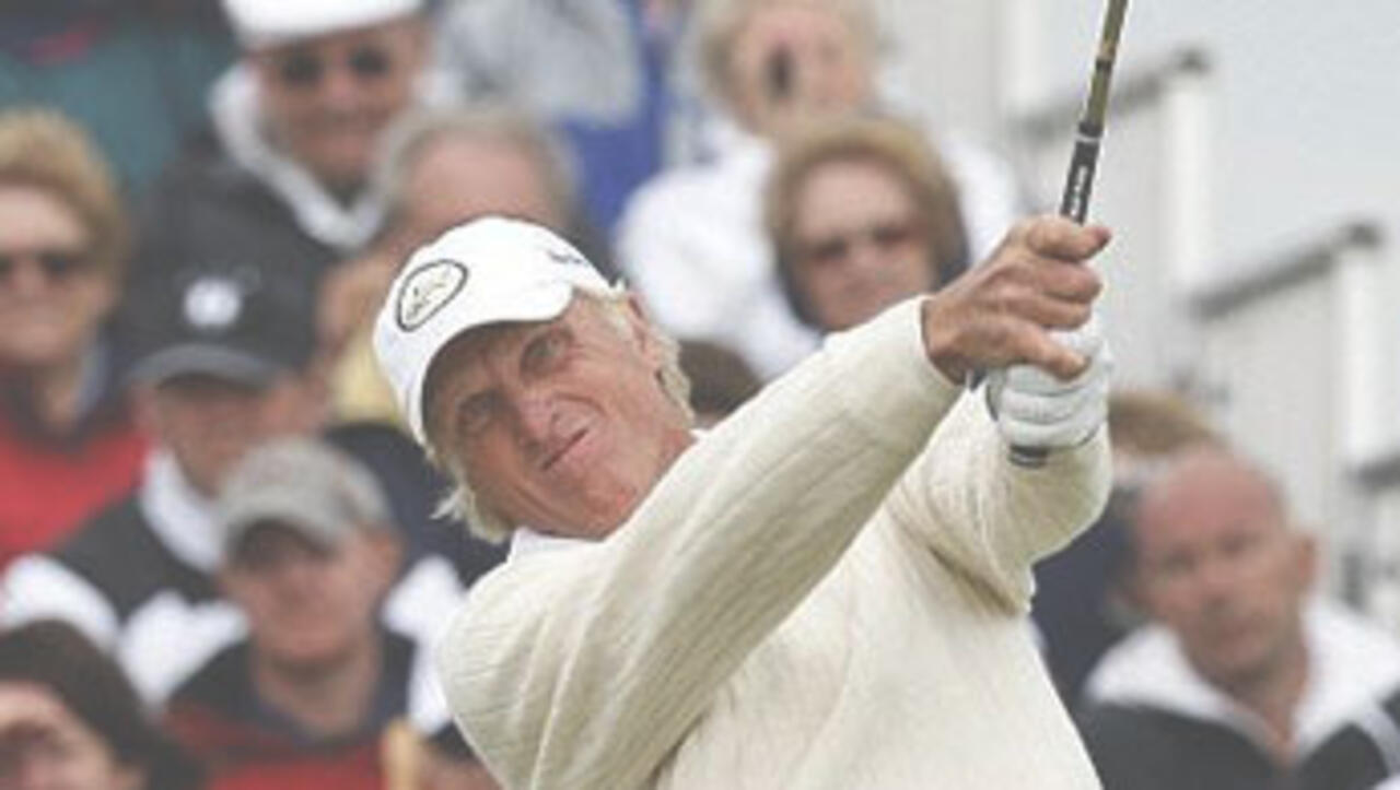 Storming Norman 18 holes from Open glory