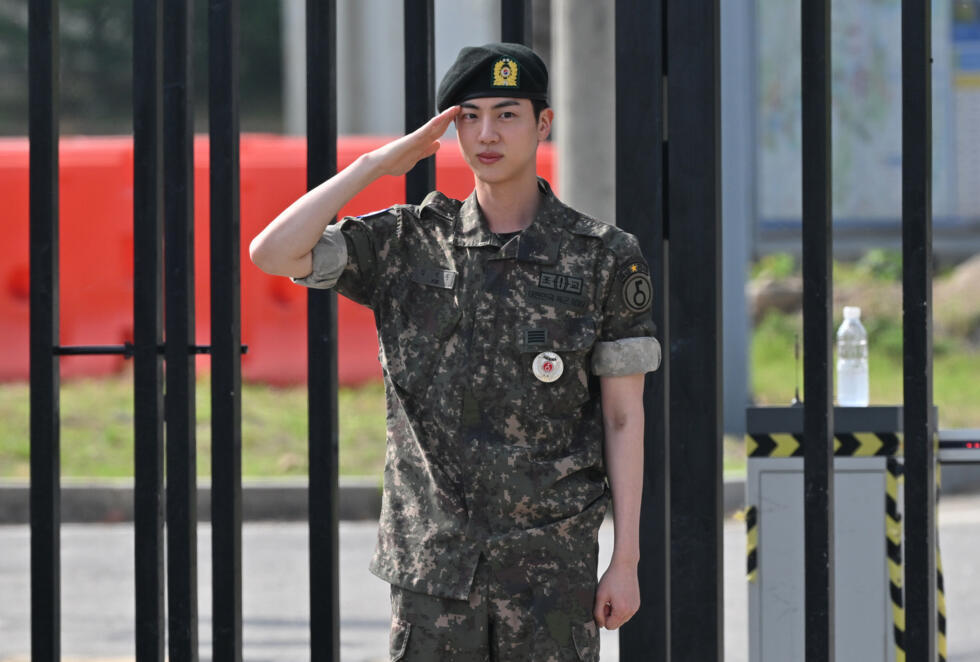 BTS star Jin finishes South Korean military service
