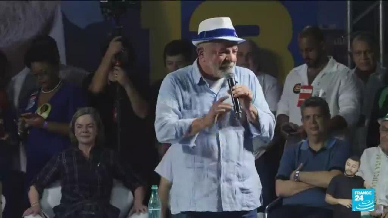 Lula holds a rally ahead of Brazil's election - France 24