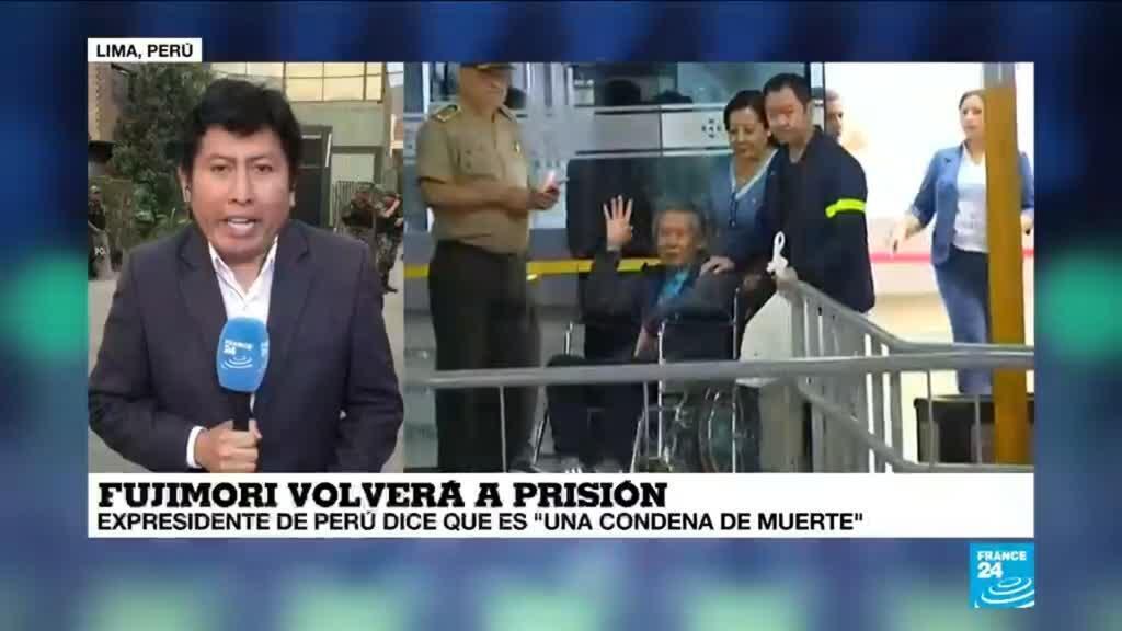 Perú: Alberto Fujimori es llevado a la cárcel de Barbadillo