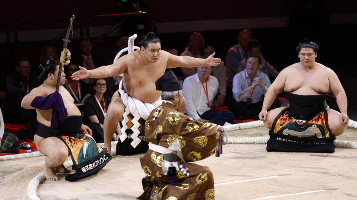 L'instant + : le Japon s’invite à Londres pour un tournoi de sumo ...