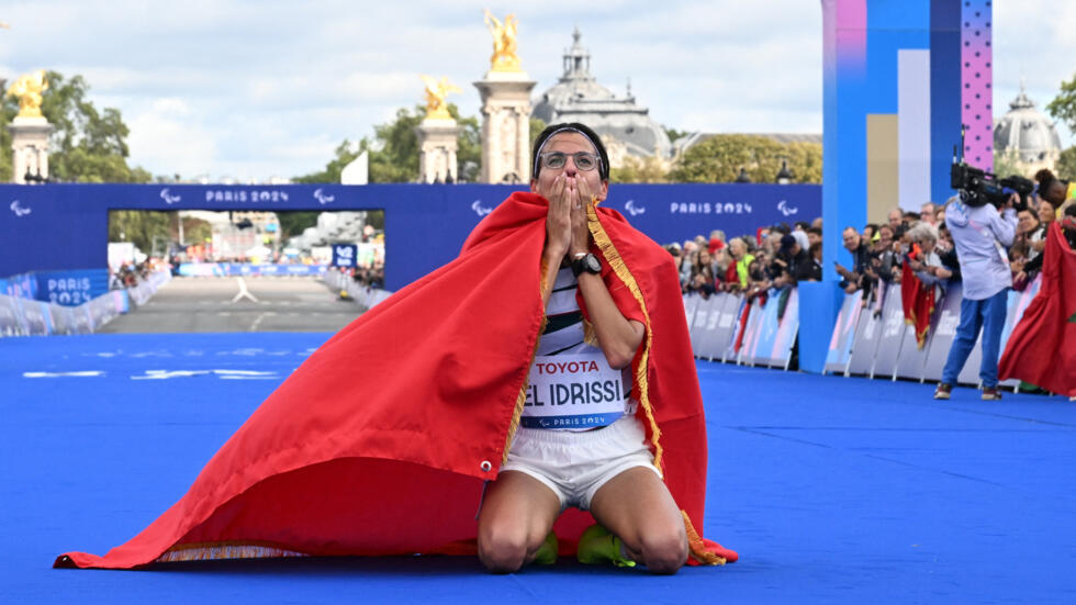 Morocco’s El Idrissi wraps up Paris Paralympics with marathon world record