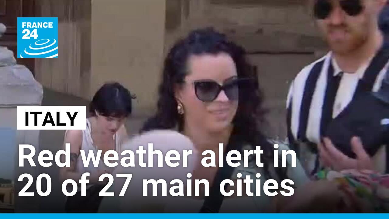Europe heatwave: Red weather alerts in place in 20 of 27 Italian main ...