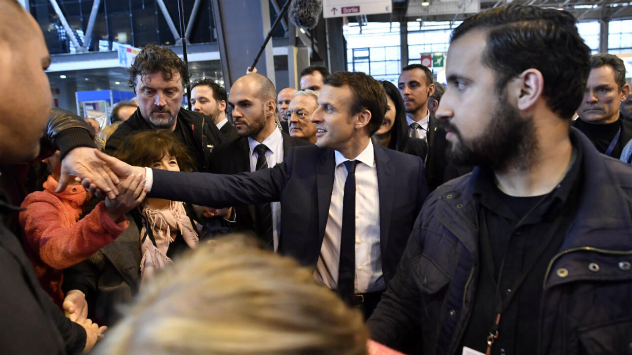 Macron under fire after aide filmed hitting street protester