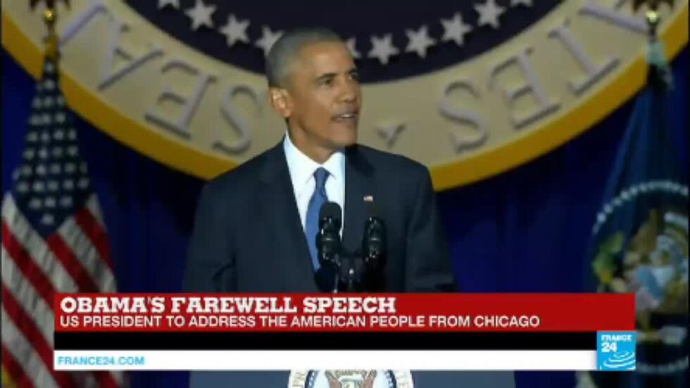 'Yes, we did!' Obama bids a tearful farewell