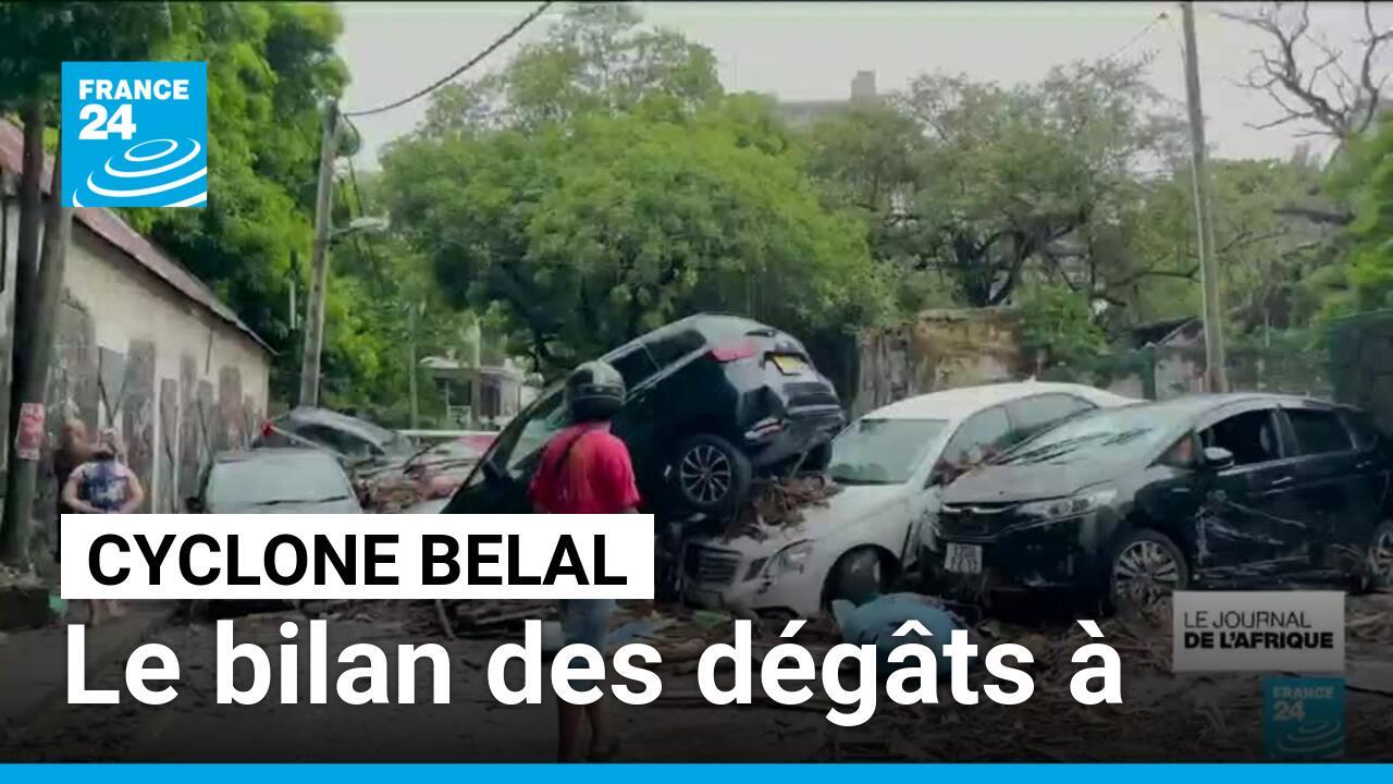 Île Maurice : les dégâts après le passage du cyclone Belal - France 24