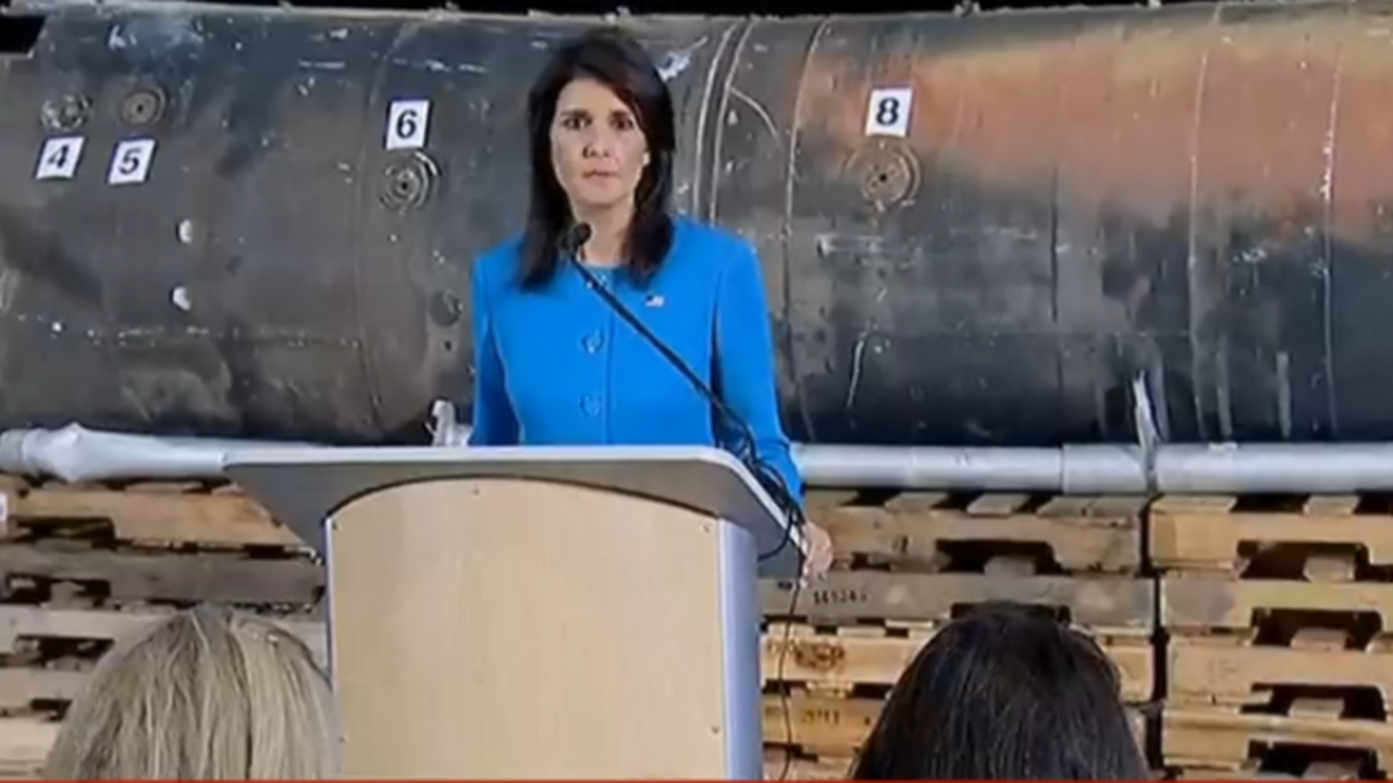 US presents 'proof' missile fired at Saudi Arabia was 'made in Iran'