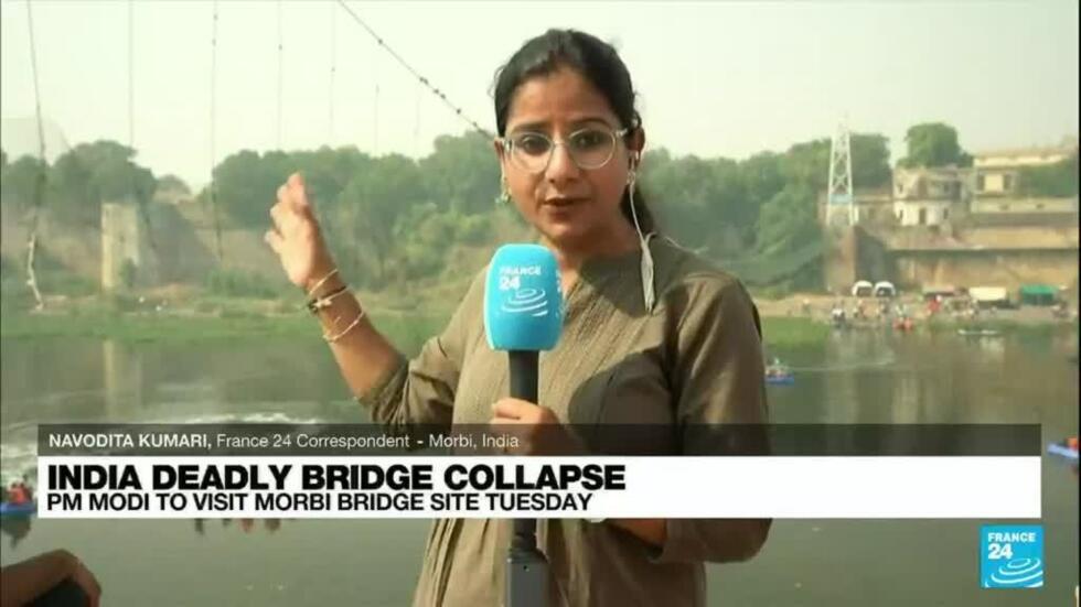 Death toll rises to 135 in Indian bridge collapse as rescue operations continue - France 24