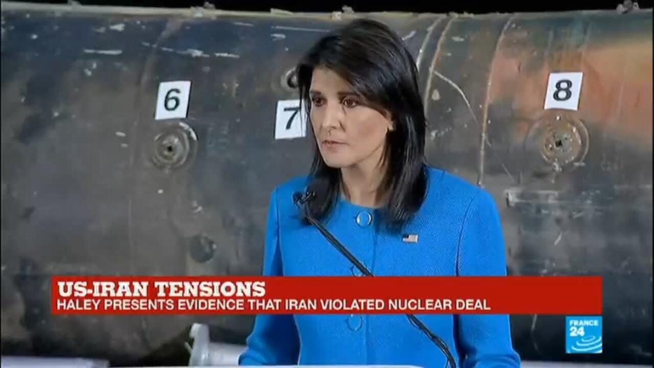 US presents 'proof' missile fired at Saudi Arabia was 'made in Iran'