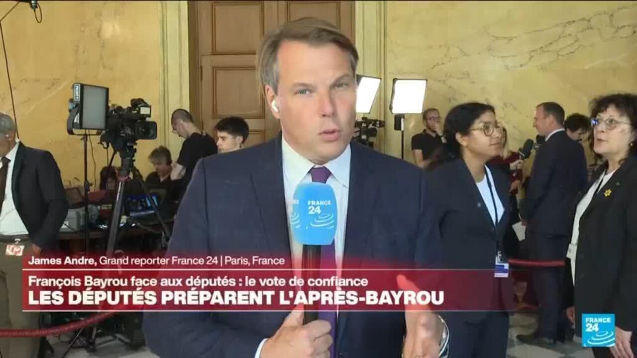Vote de confiance : "la chute est annoncée" déclare Bayrou - France 24