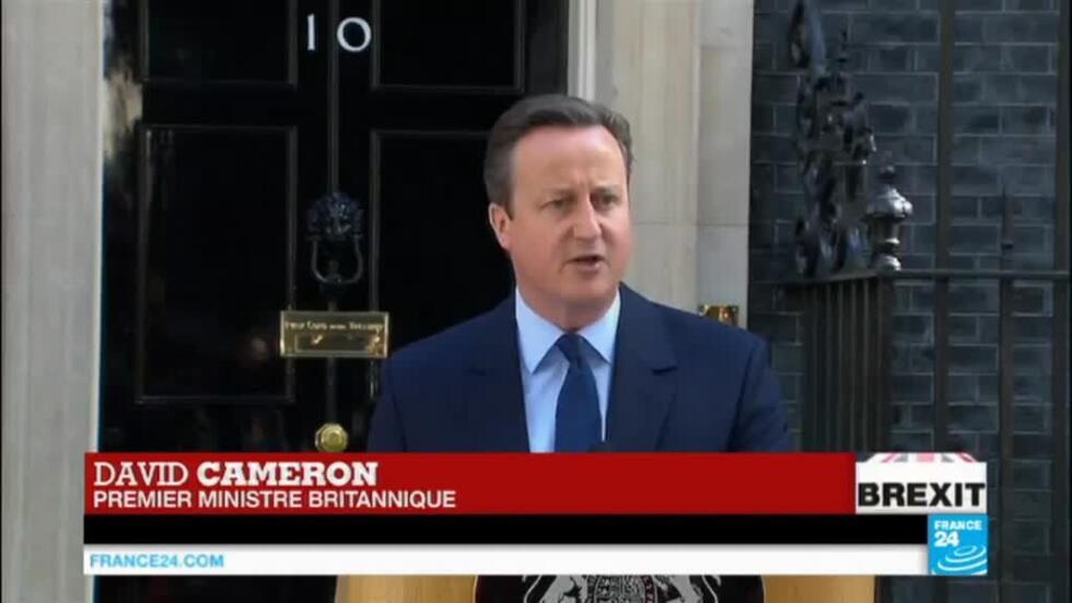 Brexit : le premier ministre David Cameron s'exprime sur la sortie de l ...