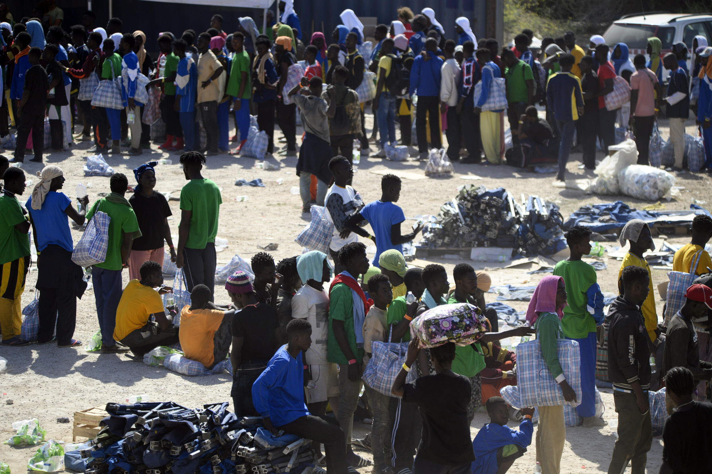 Around 7,000 migrants arrive on Italy's Lampedusa island in past two days