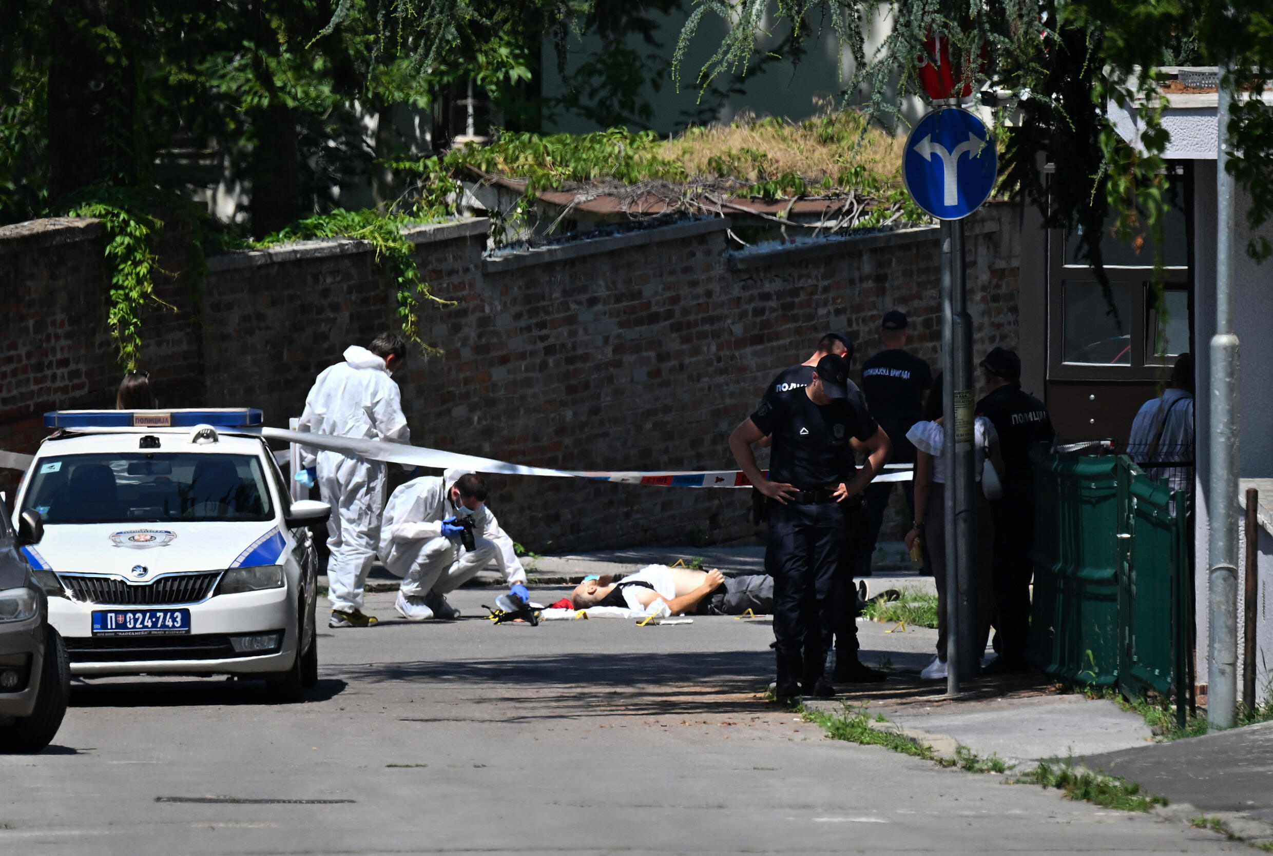 Attacker with crossbow killed outside Israeli embassy in Belgrade ...