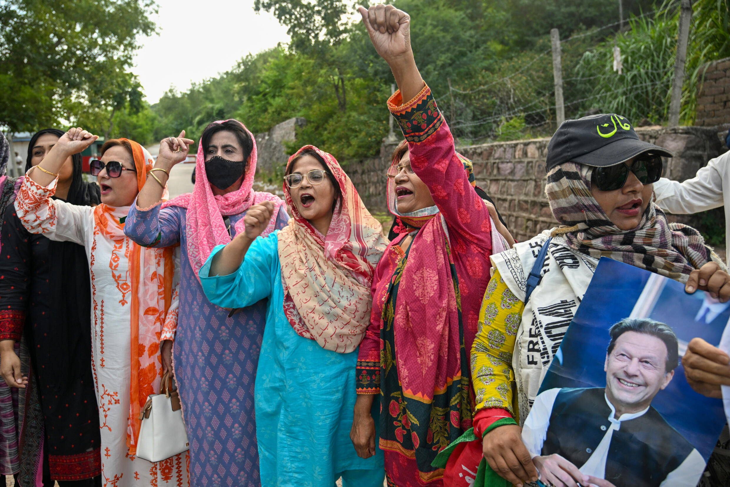 Imran Khan's wife Bushra Bibi emerges as Pakistan protest figure