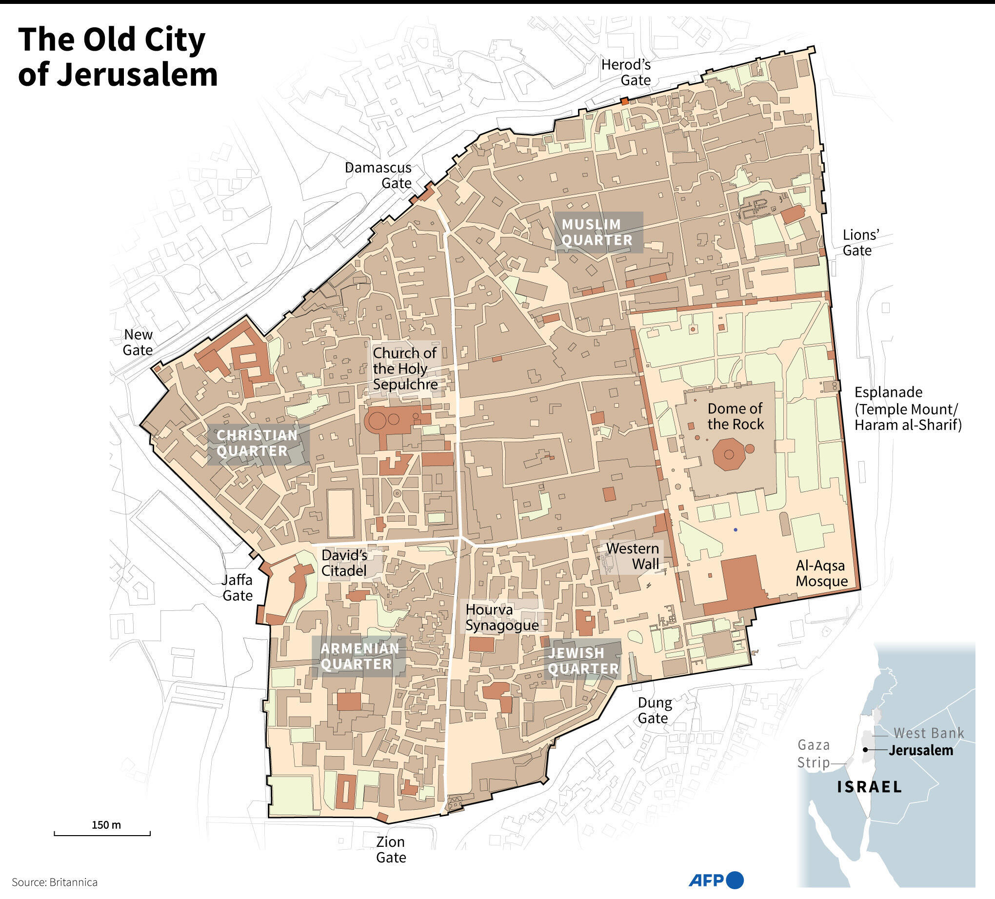 Fears for remains of Jerusalem's lost Mughrabi quarter