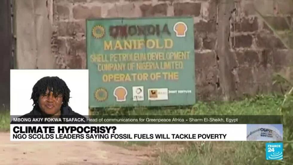 Climate hypocrisy? NGO scolds leaders saying fossil fuels will tackle poverty - France 24