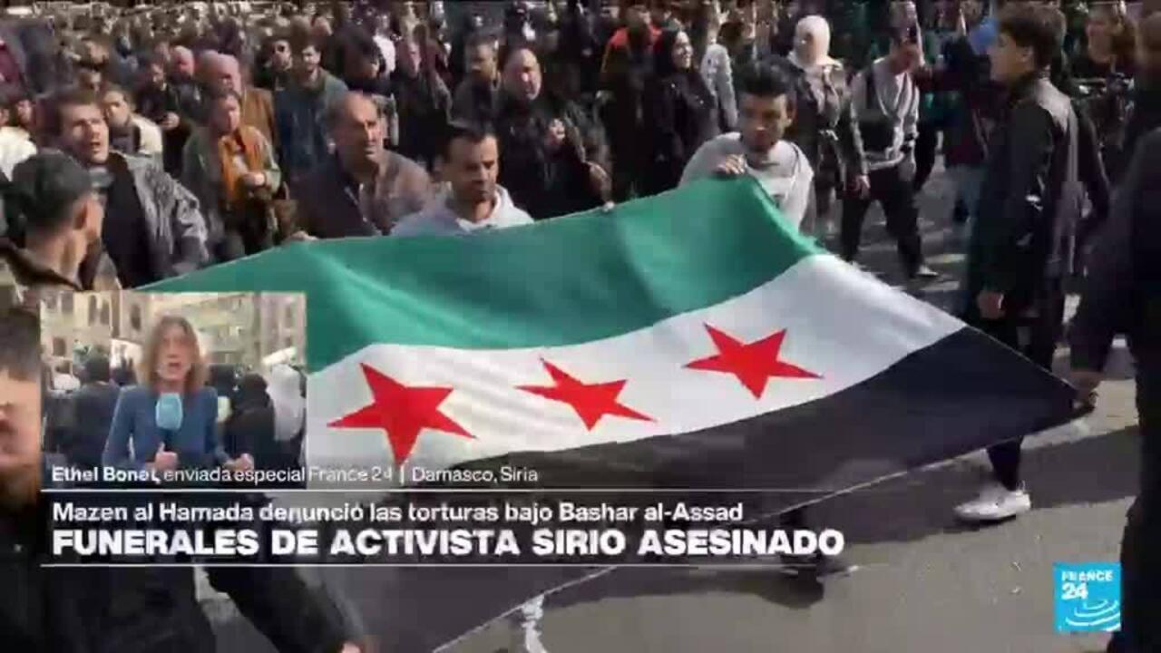 Informe desde Damasco: miles de sirios participan en el funeral del ...